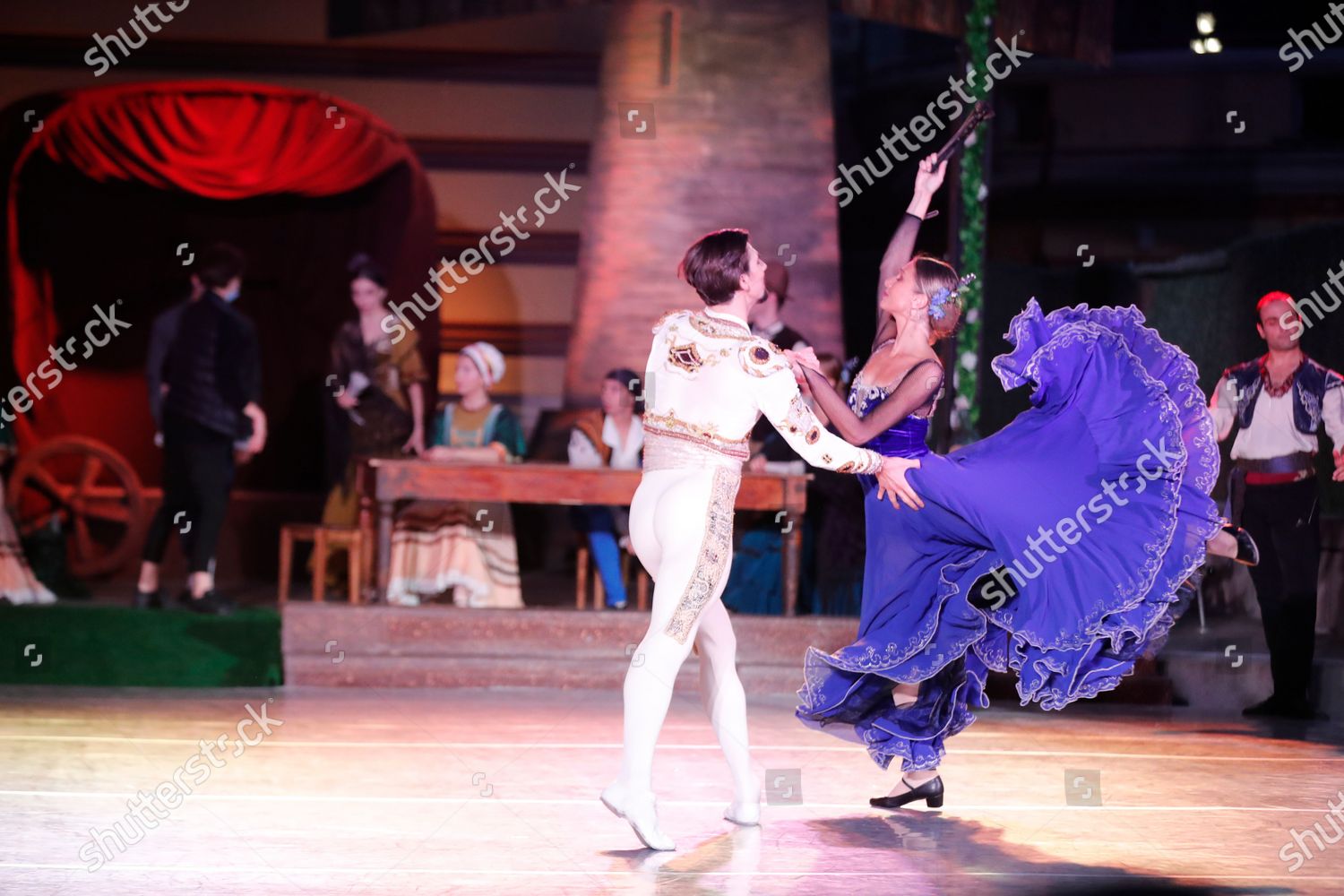 Ballet Dancers Tbilisi Opera Ballet Theater Editorial Stock Photo ...