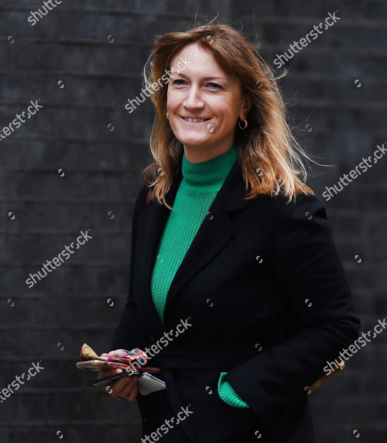 Allegra Stratton Arrives 10 Downing Street Editorial Stock Photo ...