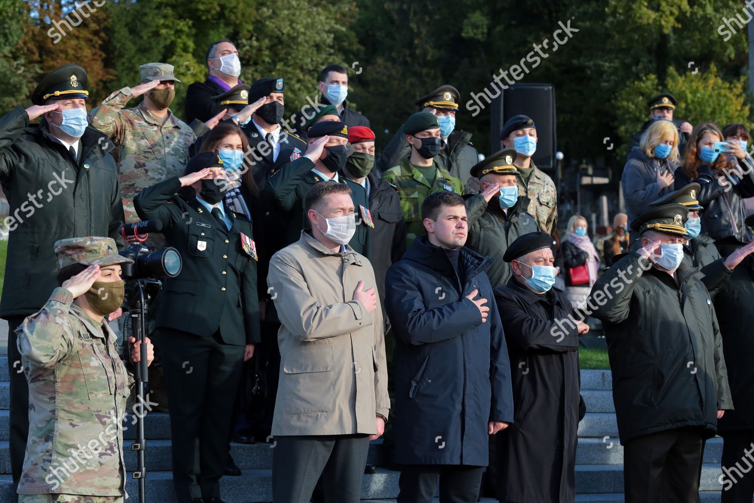 Participants Celebration Honour Fighters Independence Ukraine Editorial ...