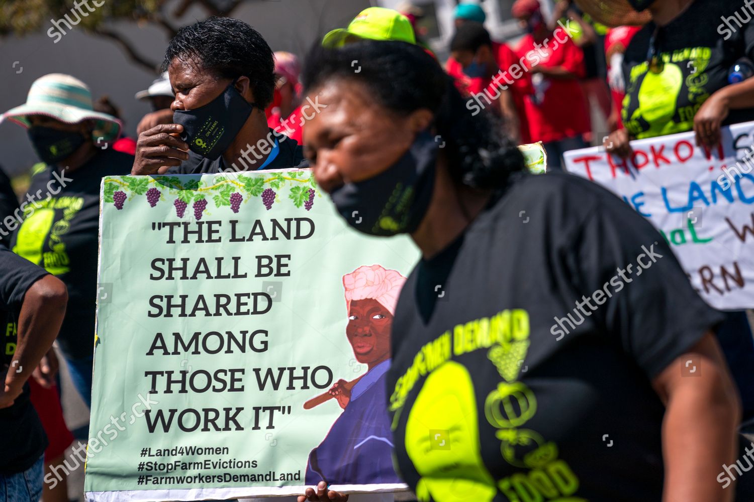 South African Women Protest Against Governments Editorial Stock Photo ...