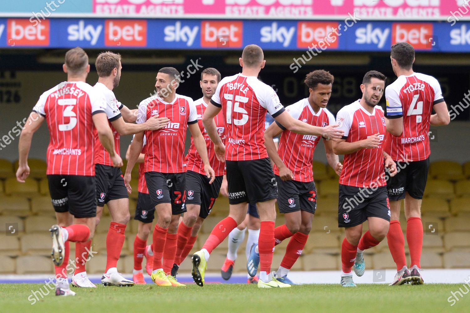 Chris Clements Cheltenham Town Celebrates Scoring Editorial Stock Photo ...