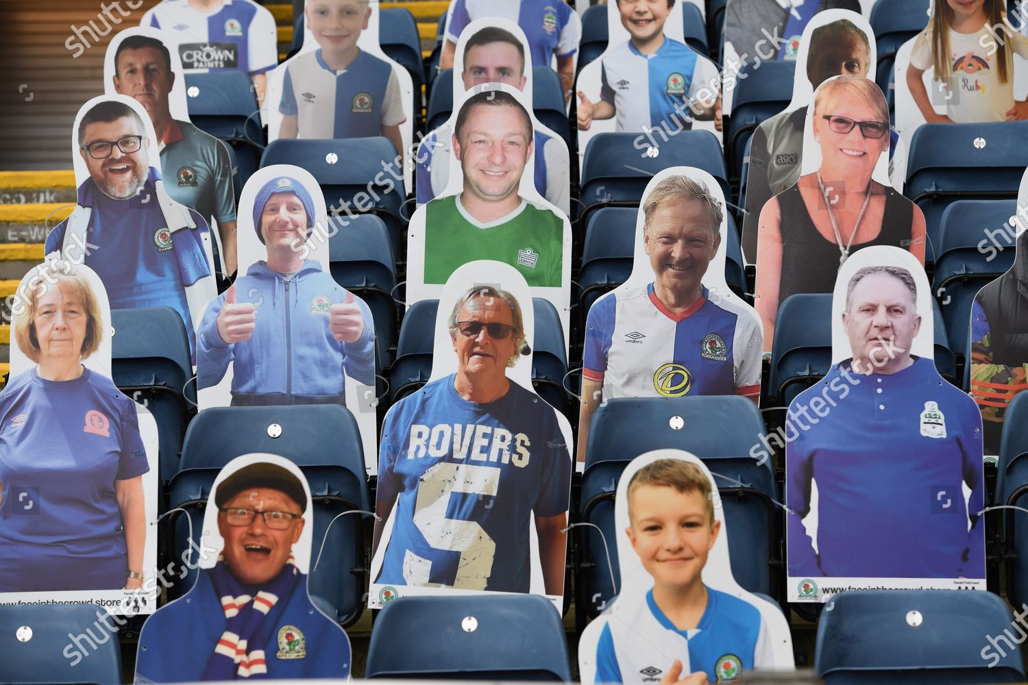 Cut Out Fans Jack Walker Stand Editorial Stock Photo - Stock Image ...