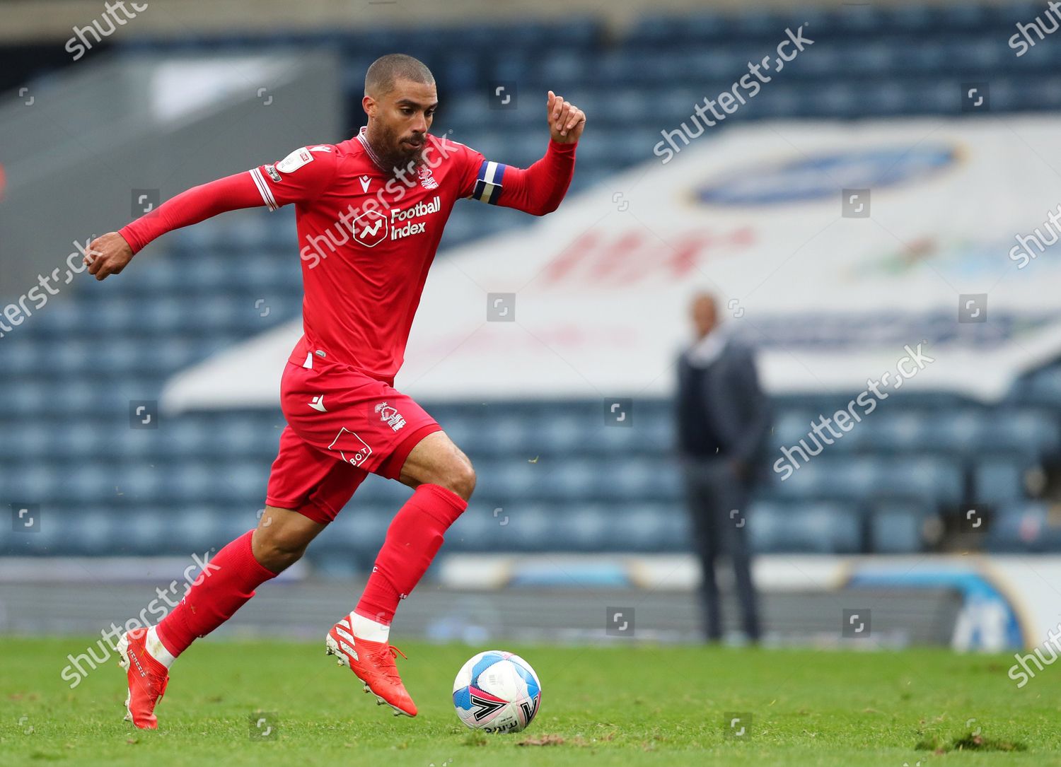 Lewis Grabban Nottingham Forest Races Forward Editorial Stock Photo ...