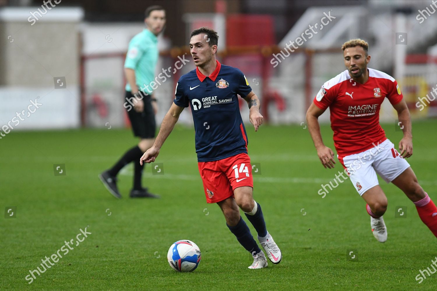 Sunderland Midfielder Josh Scowen 14 On Editorial Stock Photo - Stock ...