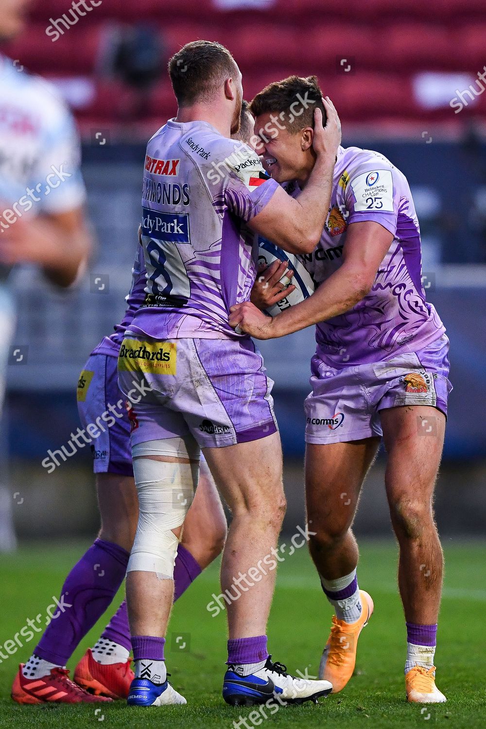 Henry Slade Exeter Chiefs Celebrates Scoring Editorial Stock Photo ...