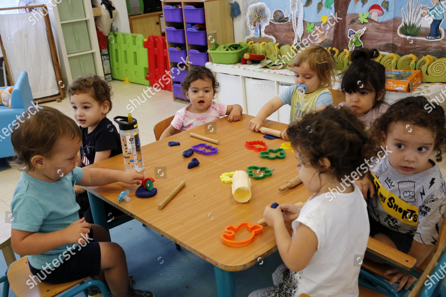 Israeli Children Seen Kindergarten Central Israeli Editorial Stock ...