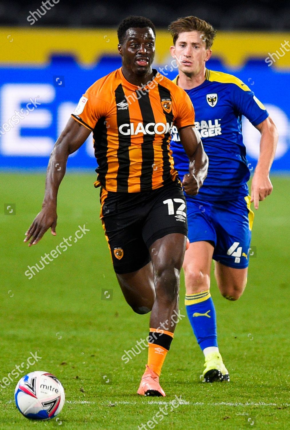 Josh Emmanuel Hull City Chased By Editorial Stock Photo - Stock Image ...