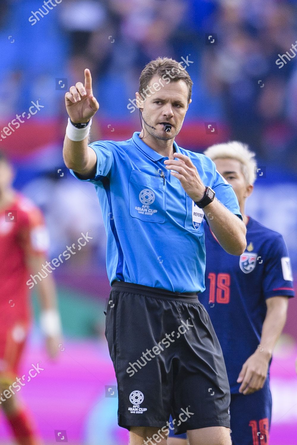 Fifa Referee Christopher Beath Australia Action Editorial Stock Photo ...