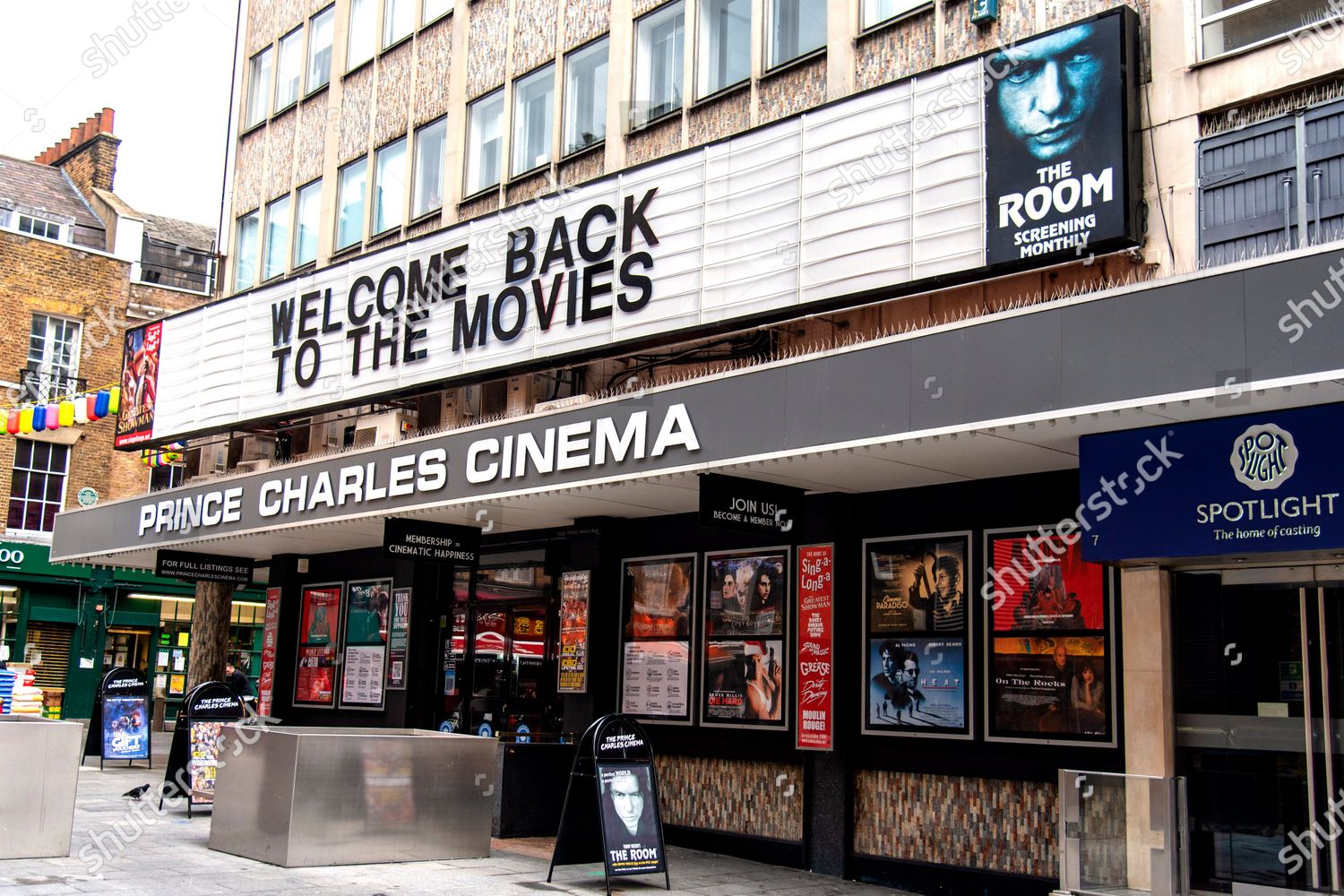 Sign Reading Welcome Back Movies On Editorial Stock Photo - Stock Image ...