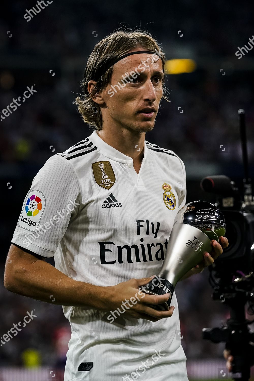 Luka Modric Poses His Trophies Best Editorial Stock Photo - Stock Image ...