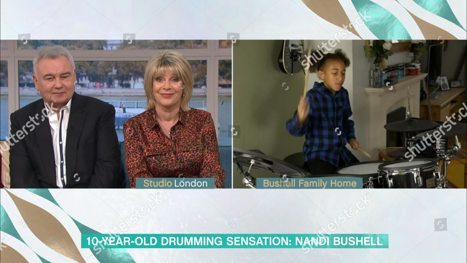 Eamonn Holmes Ruth Langsford Nandi Bushell Editorial Stock Photo ...