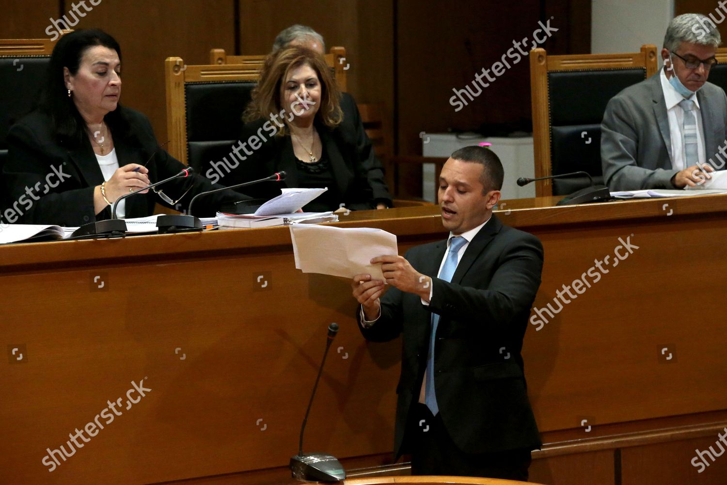Ilias Kasidiaris Former Member Parliament Mp Editorial Stock Photo ...