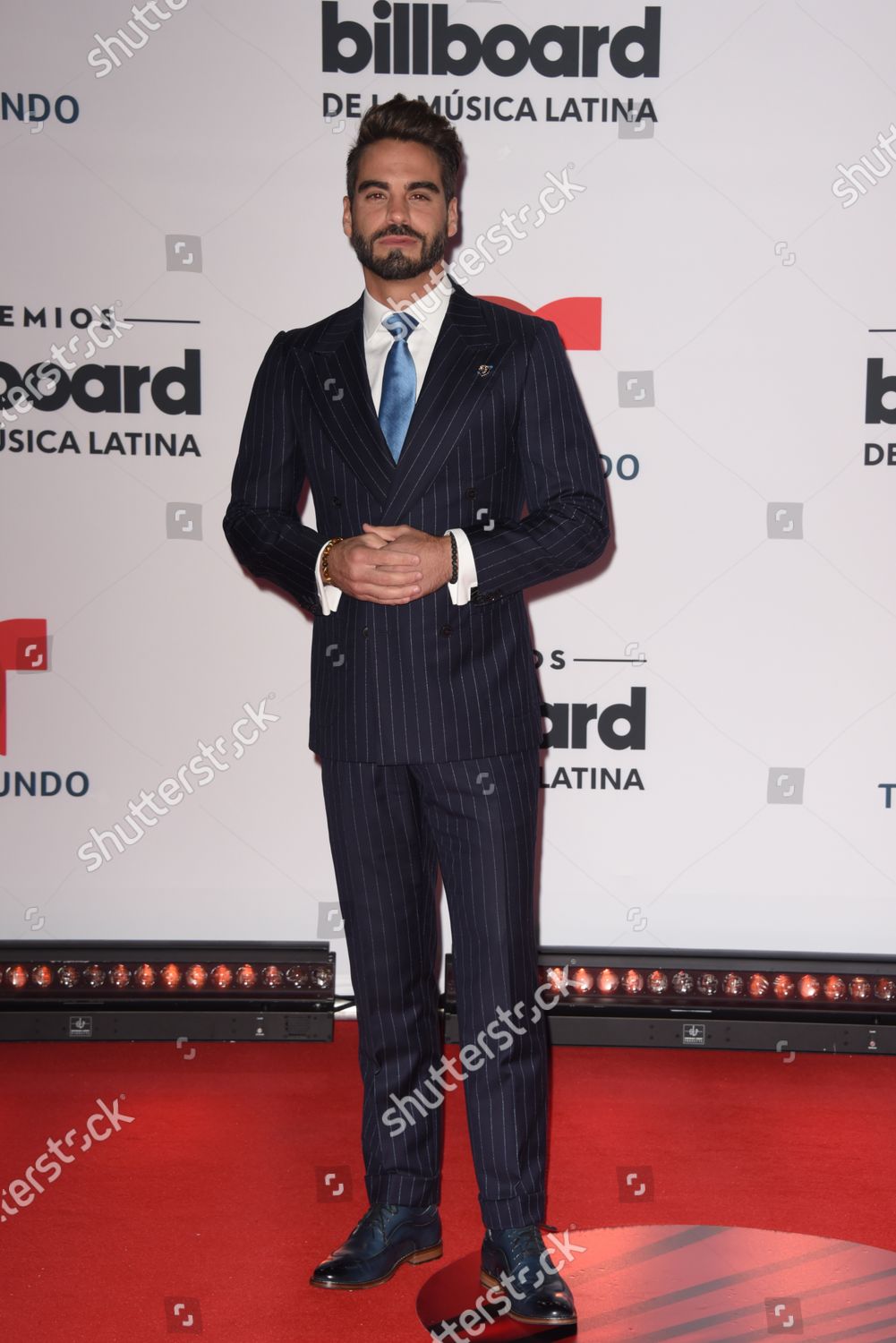 Frederick Oldenburg Arrives Billboard Latin Music Editorial Stock Photo ...