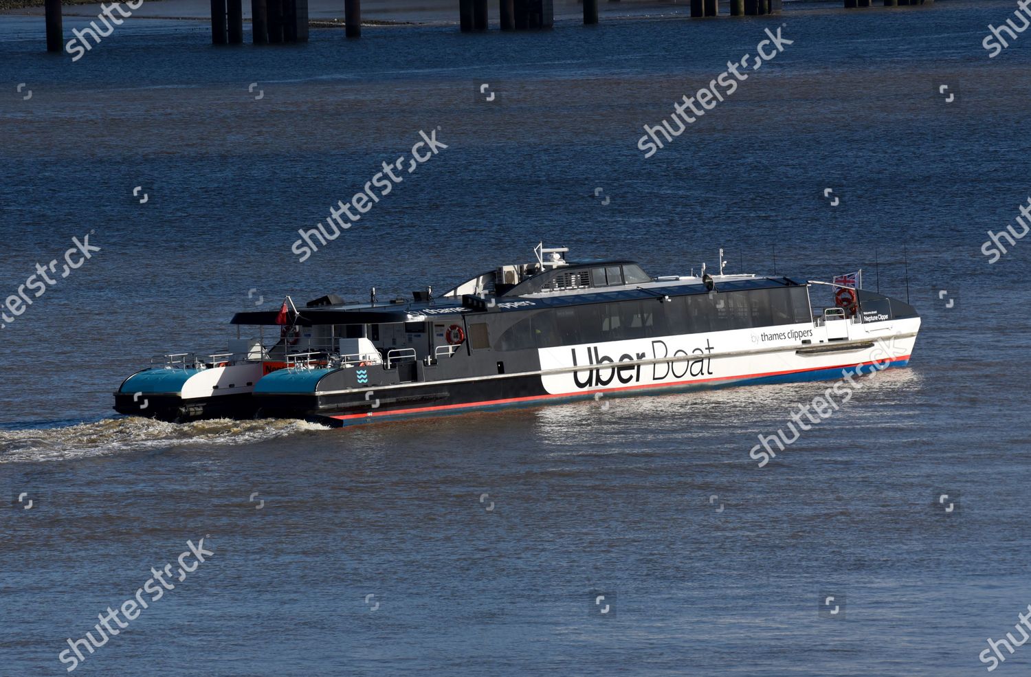 Neptune Clipper Thames Clippers Have Entered Editorial Stock Photo ...