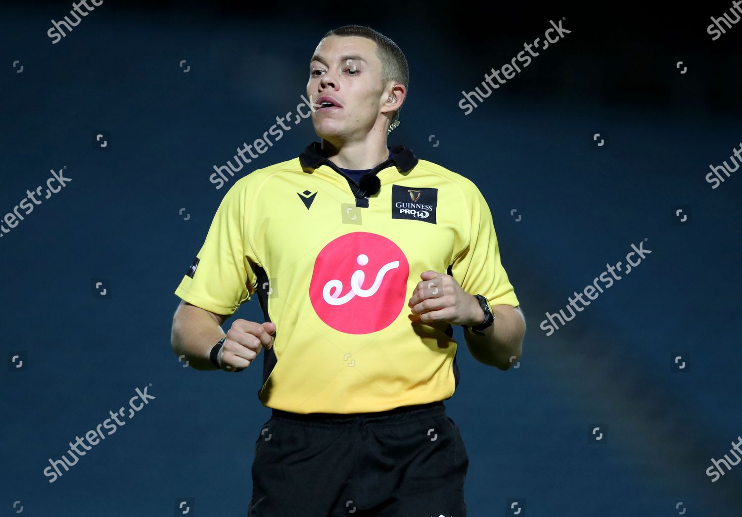 Leinster Vs Zebre Referee Craig Evans Editorial Stock Photo - Stock ...