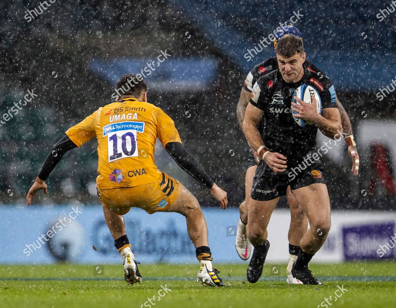 Ollie Devoto Exeter Chiefs Powers Towards Editorial Stock Photo - Stock ...