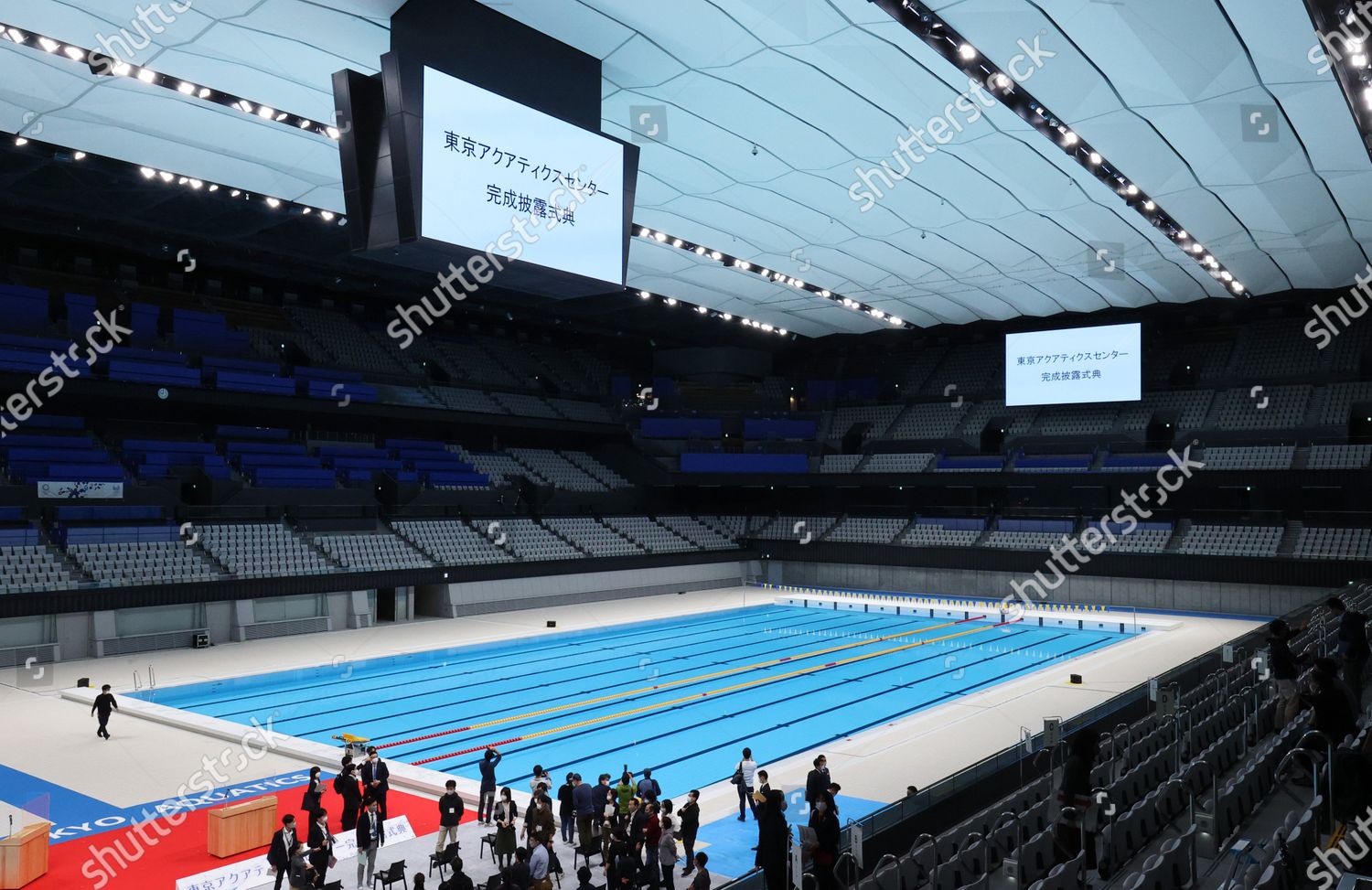 This Picture Shows Swimming Pool Opening Editorial Stock Photo - Stock ...