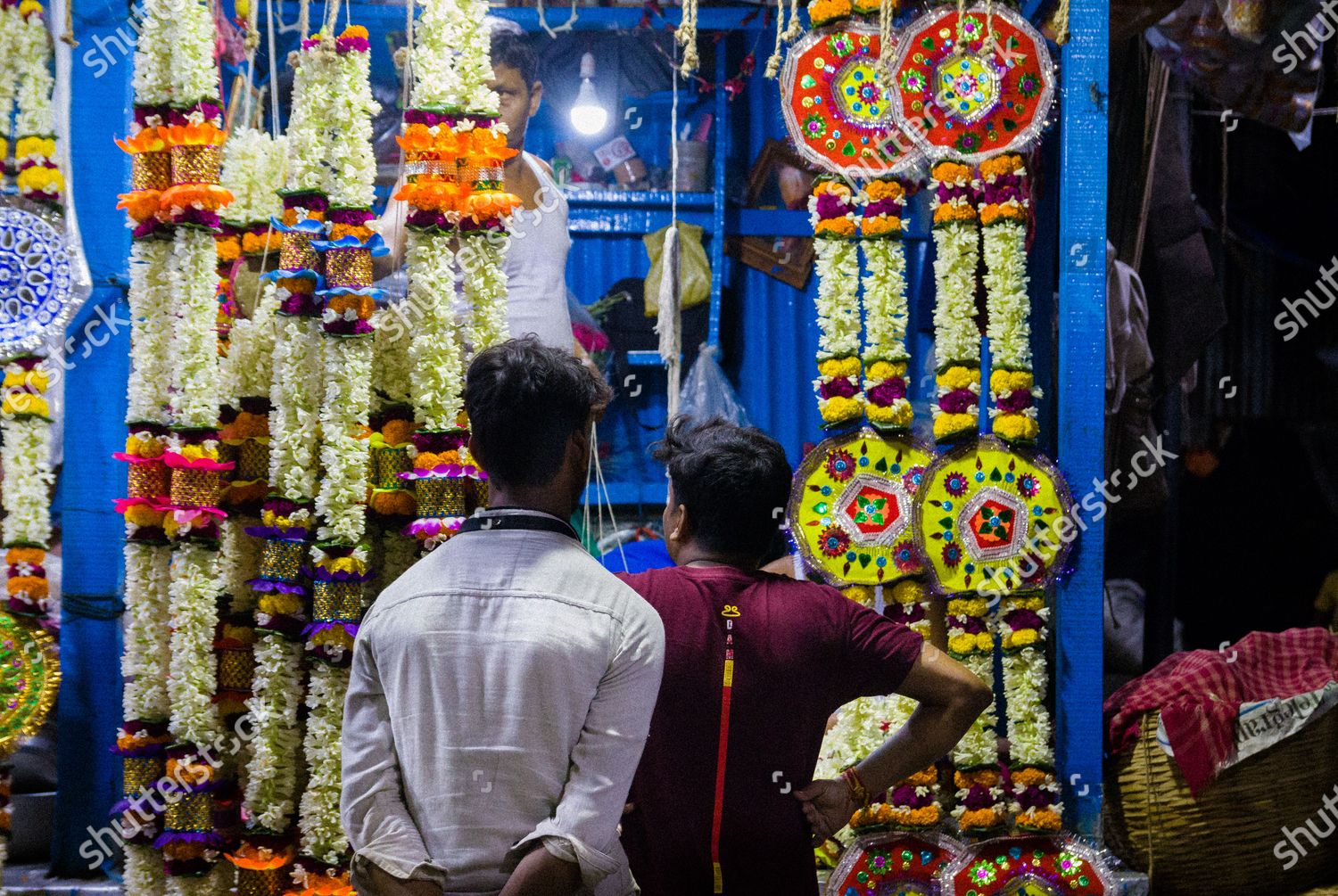 Flower Market Scenes Howrah Mullick Ghat Editorial Stock Photo - Stock ...
