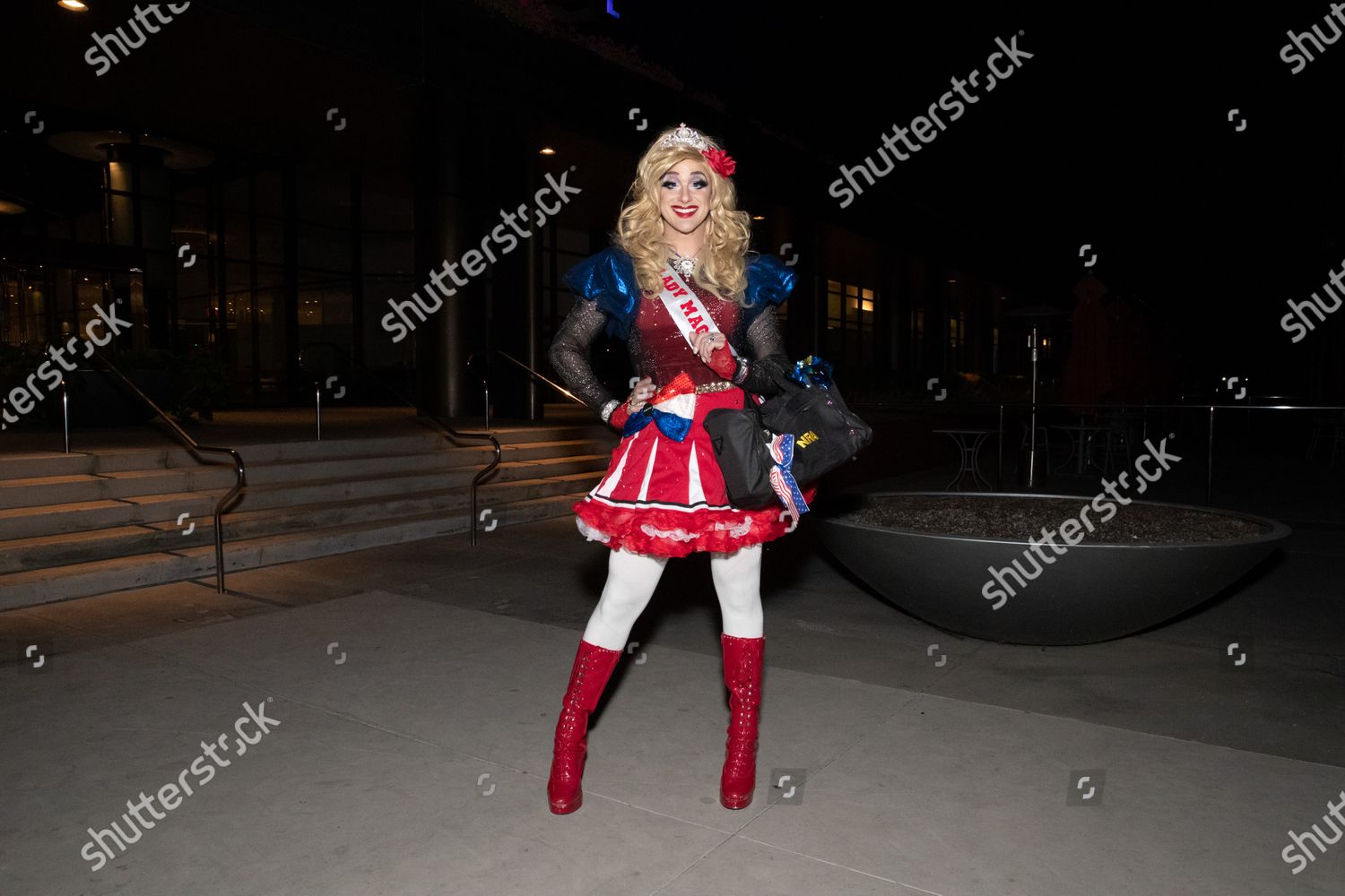 Lady Maga Usa Marches Lgbtq People Editorial Stock Photo - Stock Image ...