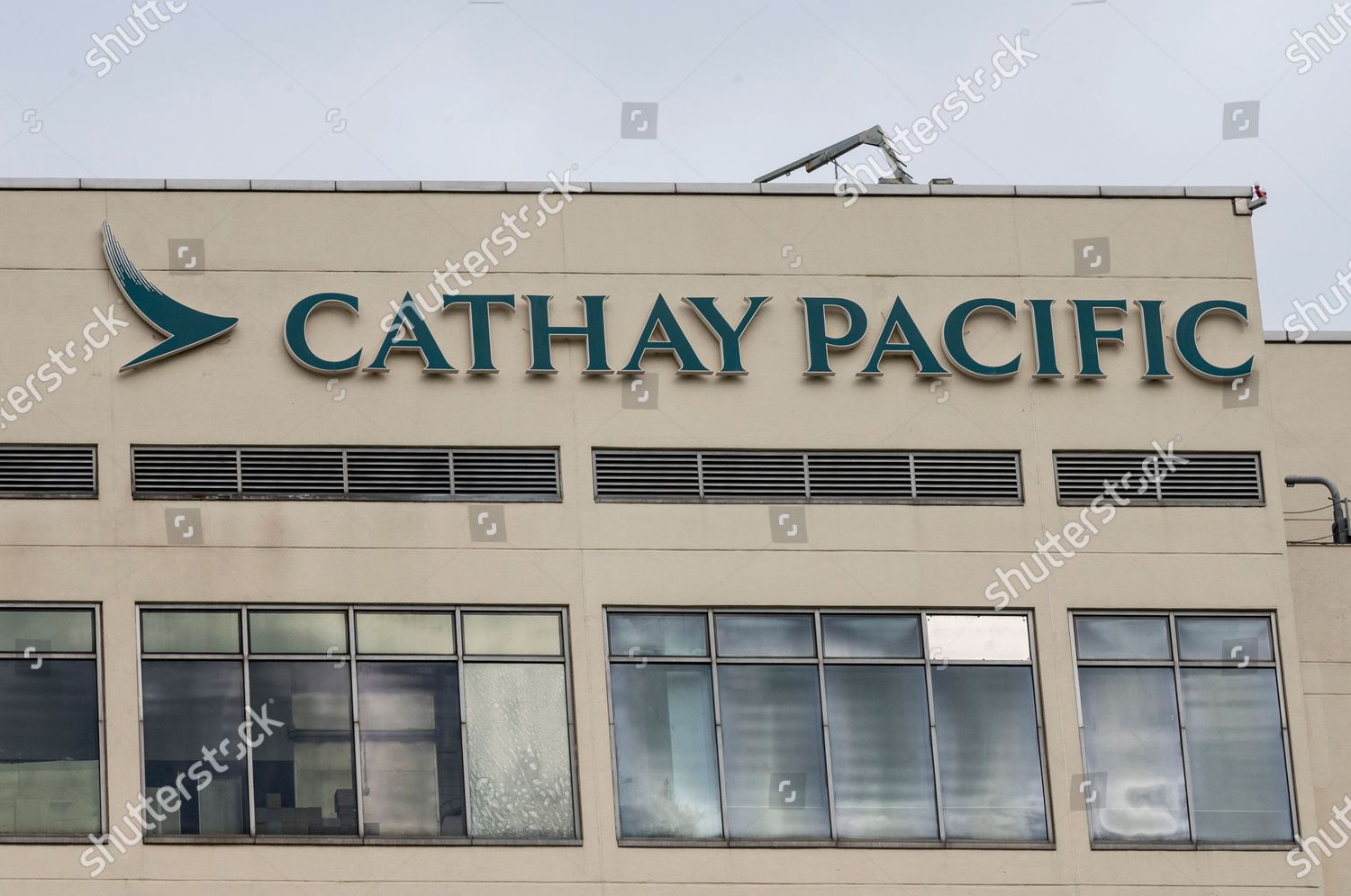 Cathay Pacific Airline Logo Displayed On Editorial Stock Photo - Stock ...