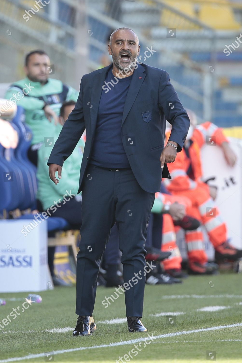 Parmas Coach Fabio Liverani Reacts During Editorial Stock Photo - Stock ...