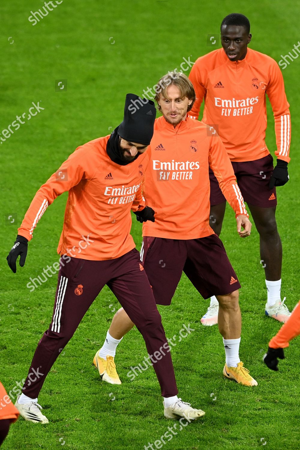 Luka Modric C Karim Benzema L Editorial Stock Photo - Stock Image ...