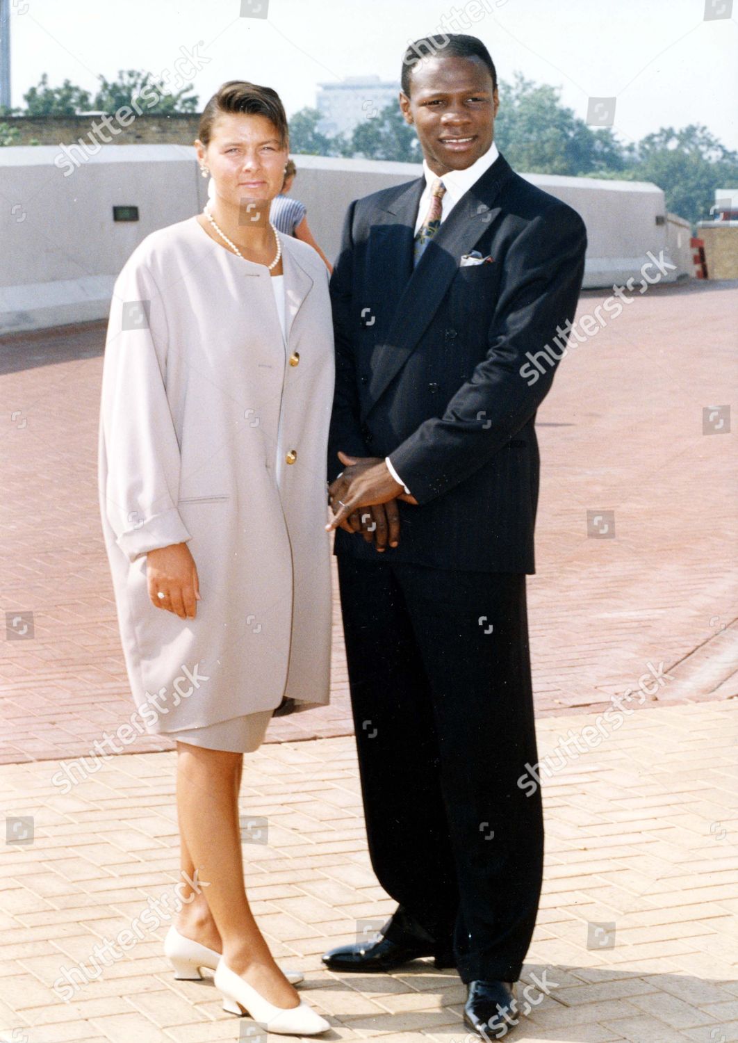 Boxer Chris Eubank Pictured His Wife Editorial Stock Photo - Stock ...