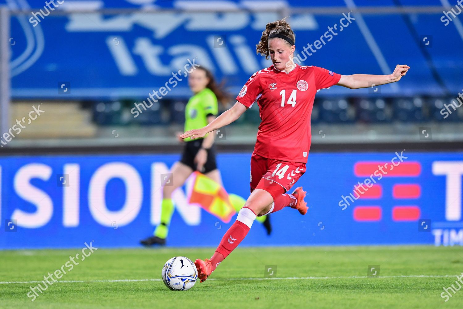 Nicoline Sorensen Denmark During Euro 2022 Editorial Stock Photo ...