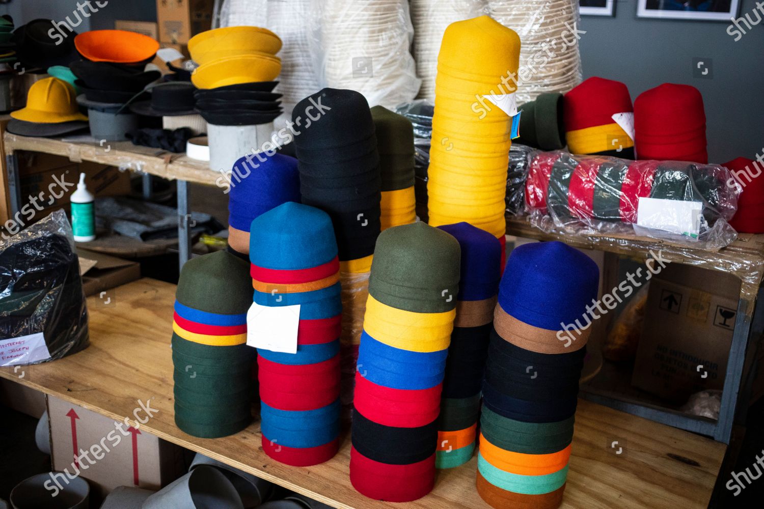 Various Colors Fez Hats Ready Distribution Editorial Stock Photo ...