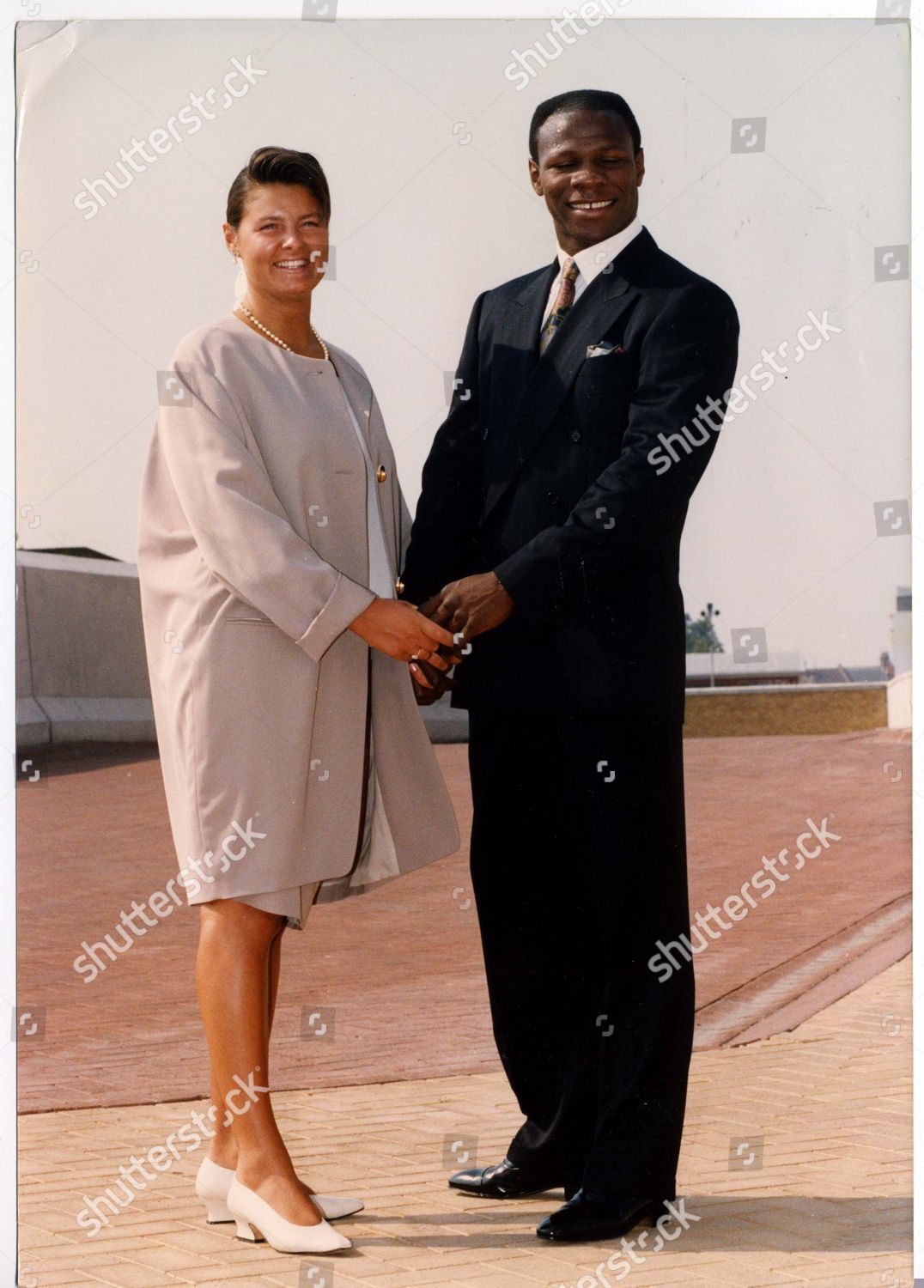 Boxer Chris Eubank Pictured His Wife Editorial Stock Photo - Stock ...