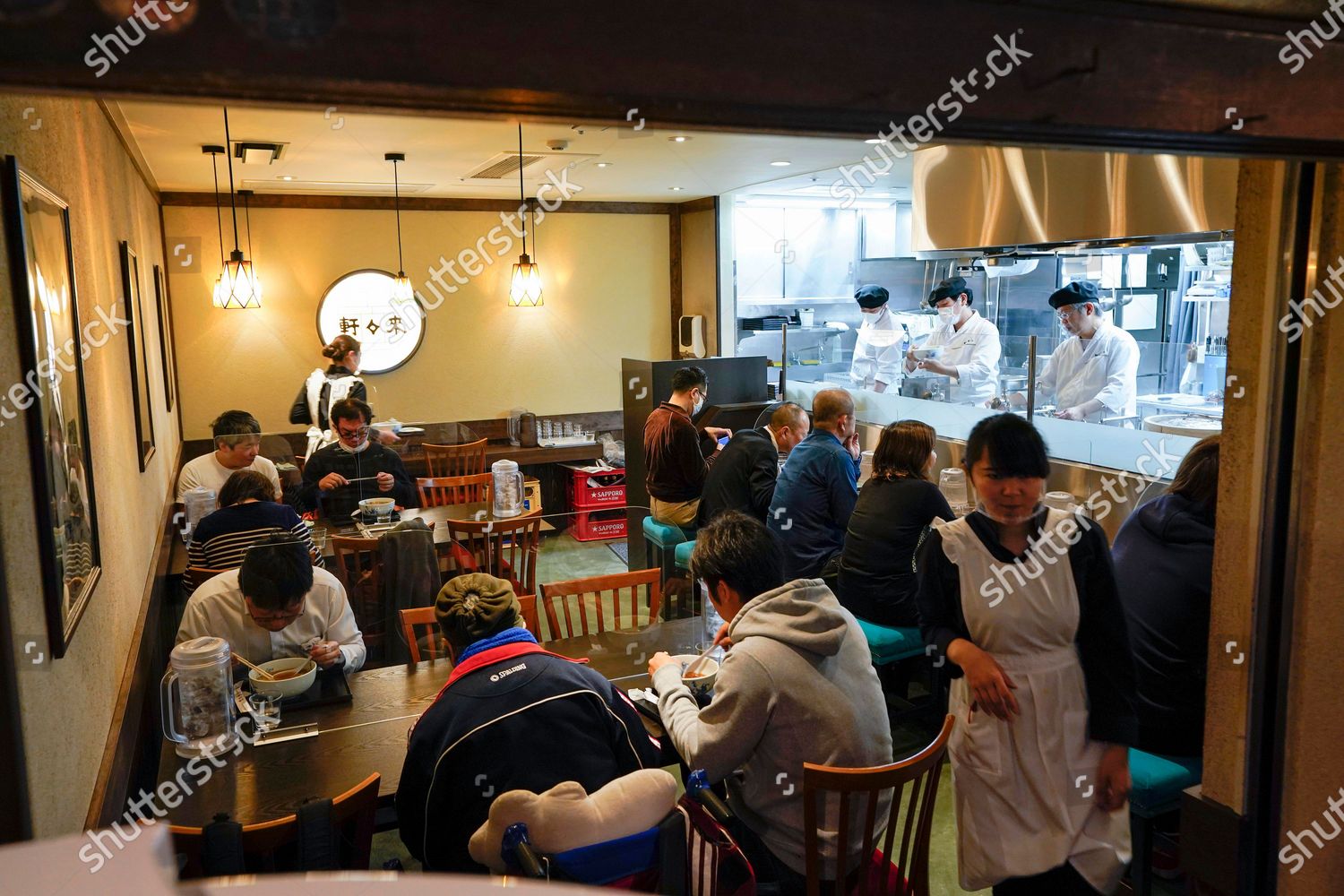 Newly Revived Rairaiken Ramen Restaurant Crowded Editorial Stock Photo ...