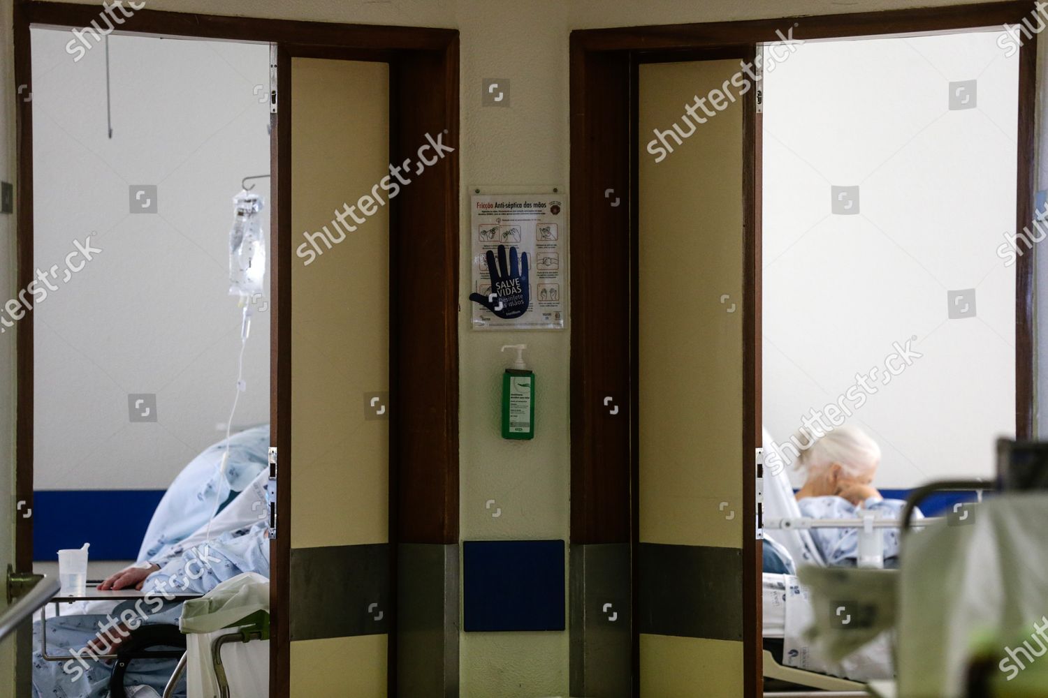 Patiens Santa Maria Hospital Lisbon Portugal Editorial Stock Photo ...