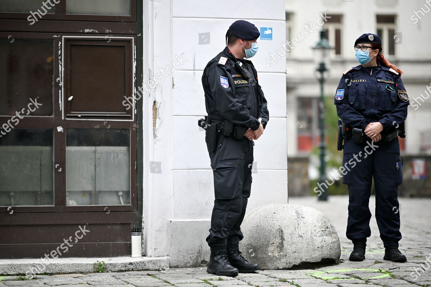 Austrian Police Guards Crime Scene After Editorial Stock Photo - Stock ...