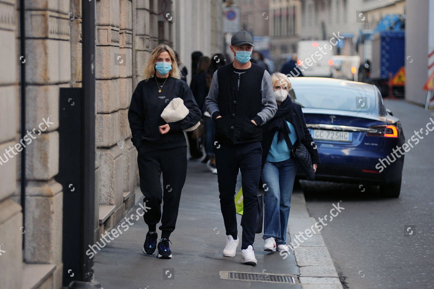 Elina Gollert Simon Kjaer Walking Around Editorial Stock Photo - Stock ...