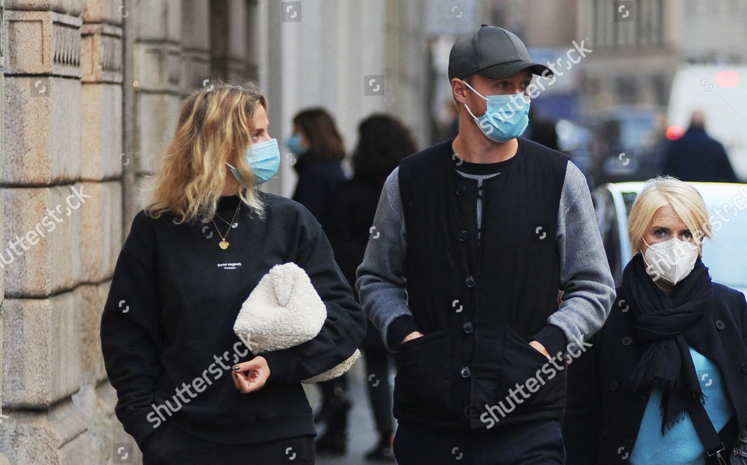 Elina Gollert Simon Kjaer Walking Around Editorial Stock Photo - Stock ...