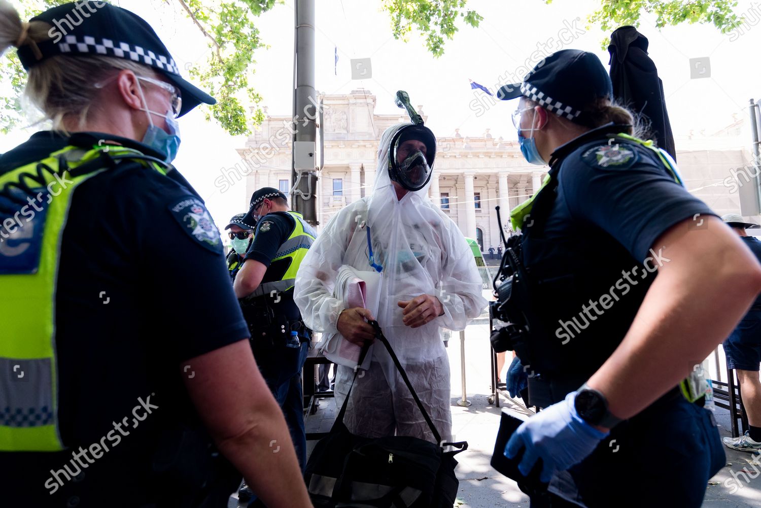Man Wearing Full Ppe Outfit Seen Editorial Stock Photo - Stock Image ...