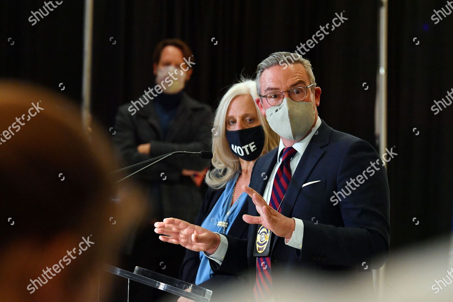 Philadelphia City Commissioners Lisa Deeley Al Editorial Stock Photo ...