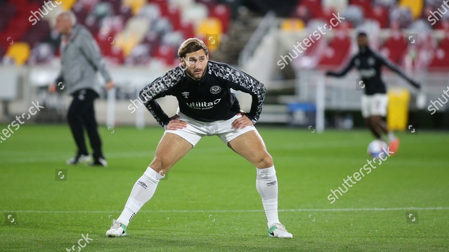 Brentfords Charlie Goode Warms Ahead Kickoff Editorial Stock Photo ...