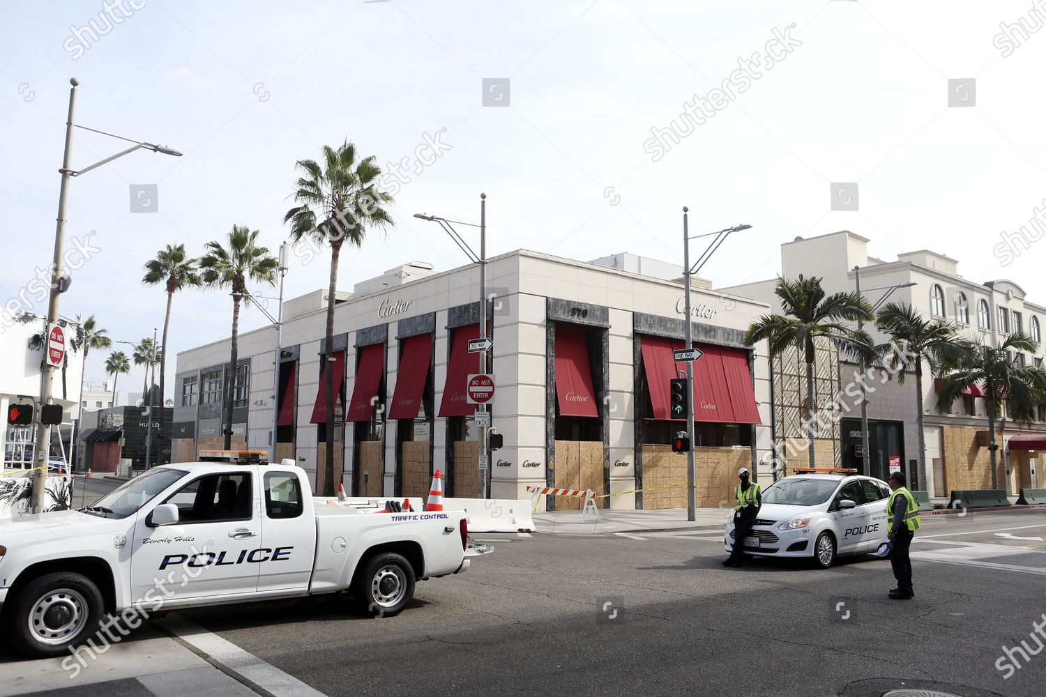 Rodeo Drive Closed Public Boarded Preparation Editorial Stock Photo ...