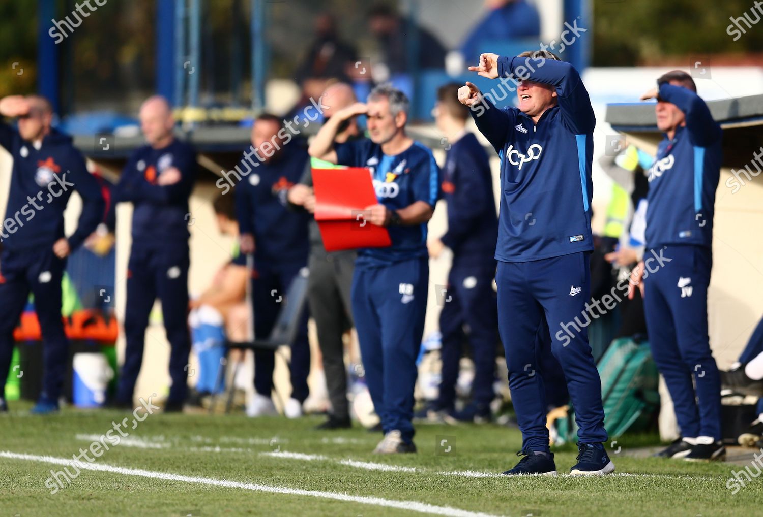Stuart Mccall Manager Bradford City Gestures Editorial Stock Photo ...