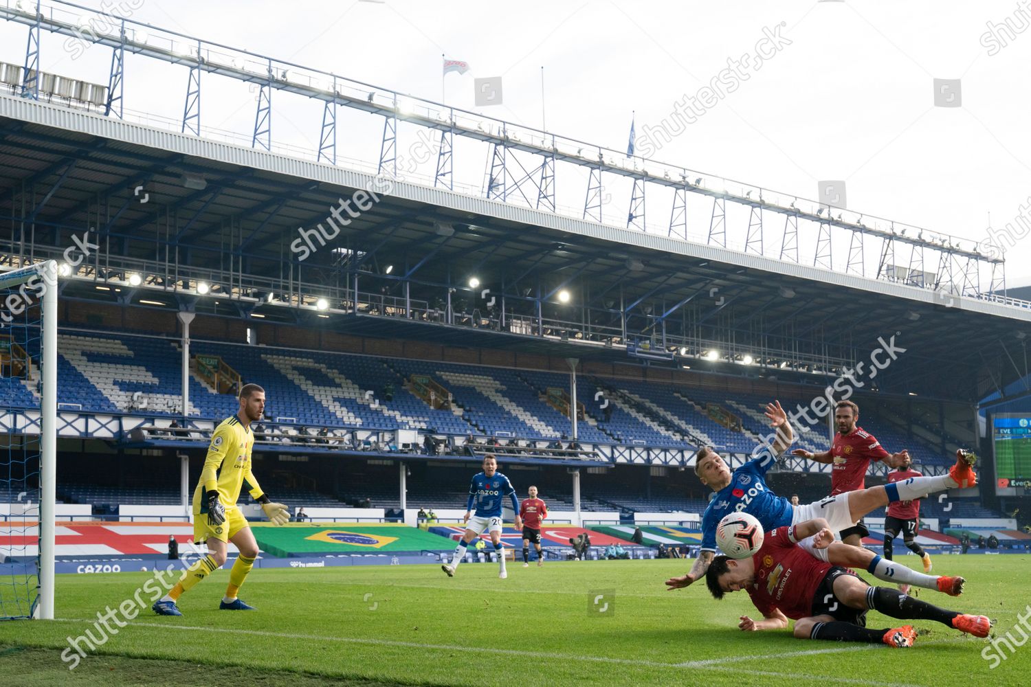 Evertons Lucas Digne Bottom Right Blue Editorial Stock Photo - Stock Image | Shutterstock
