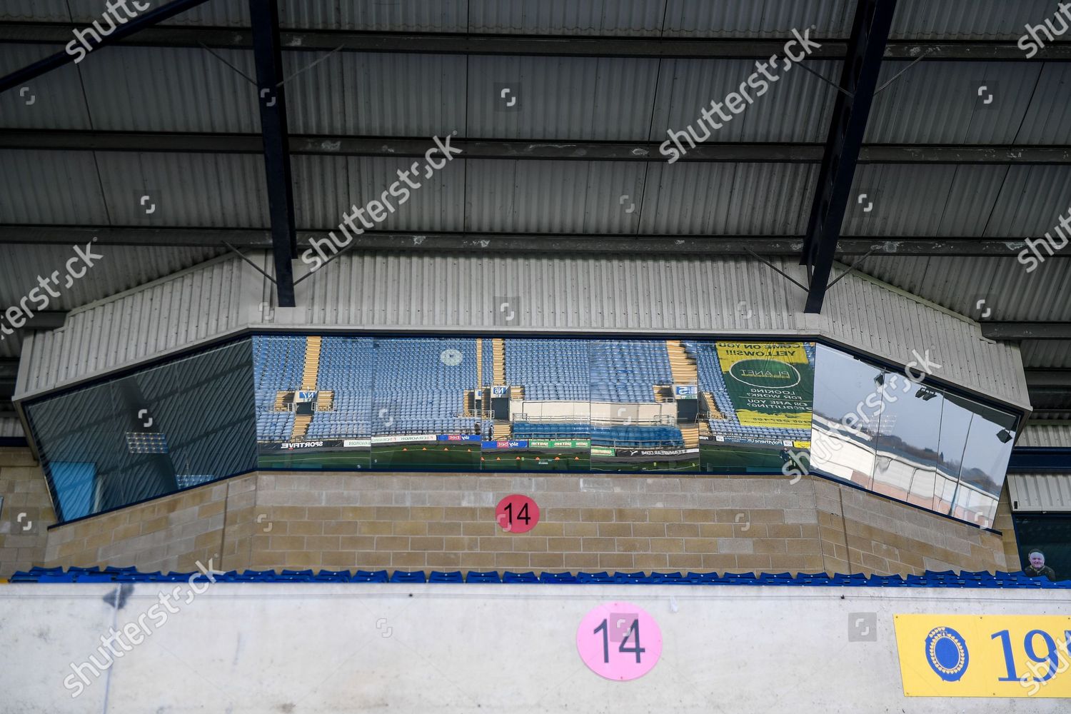 Kassam Stadium Reflected Windows Stadium Control Editorial Stock Photo ...