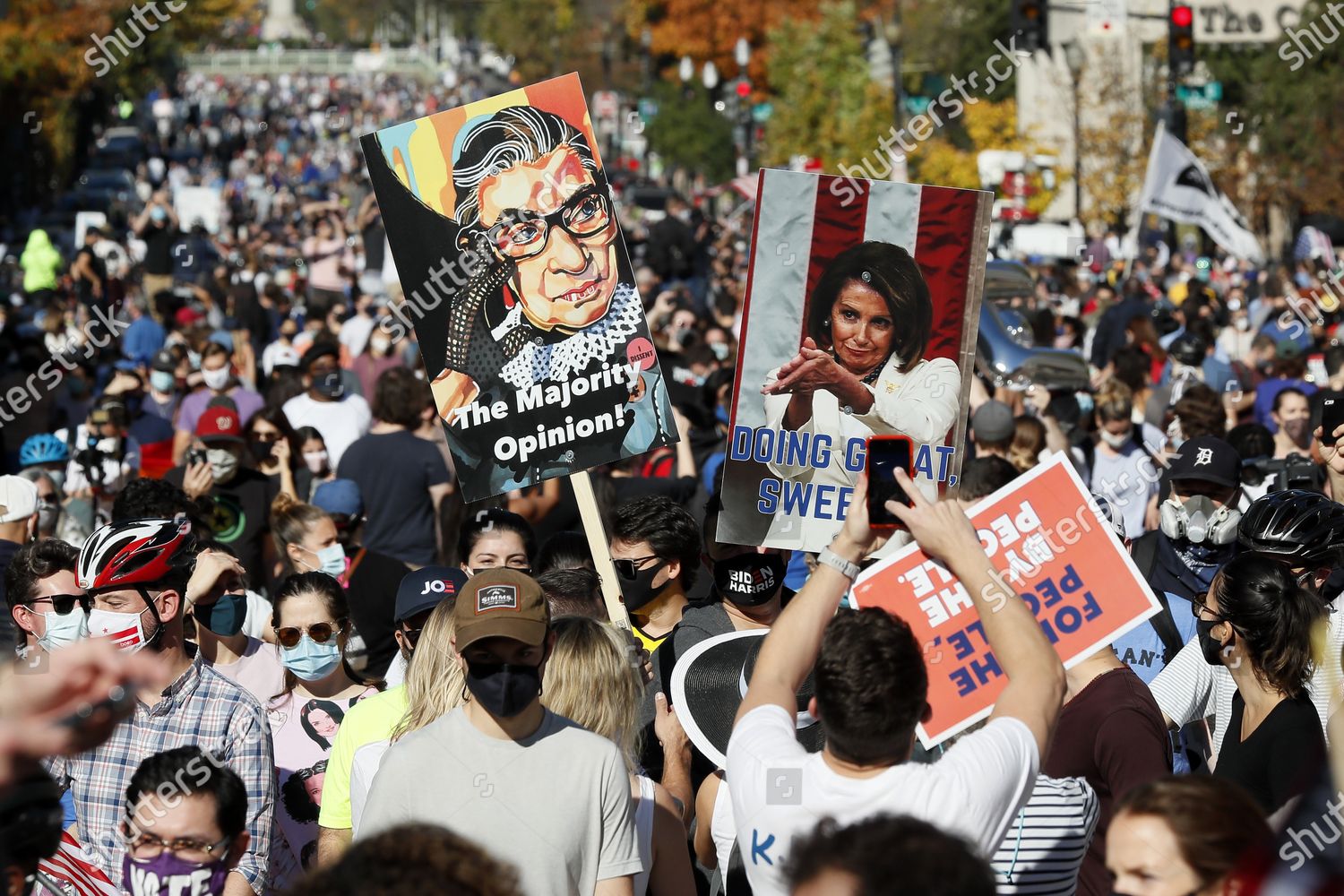 People Celebrate Front White House Presidentelect Editorial Stock Photo ...