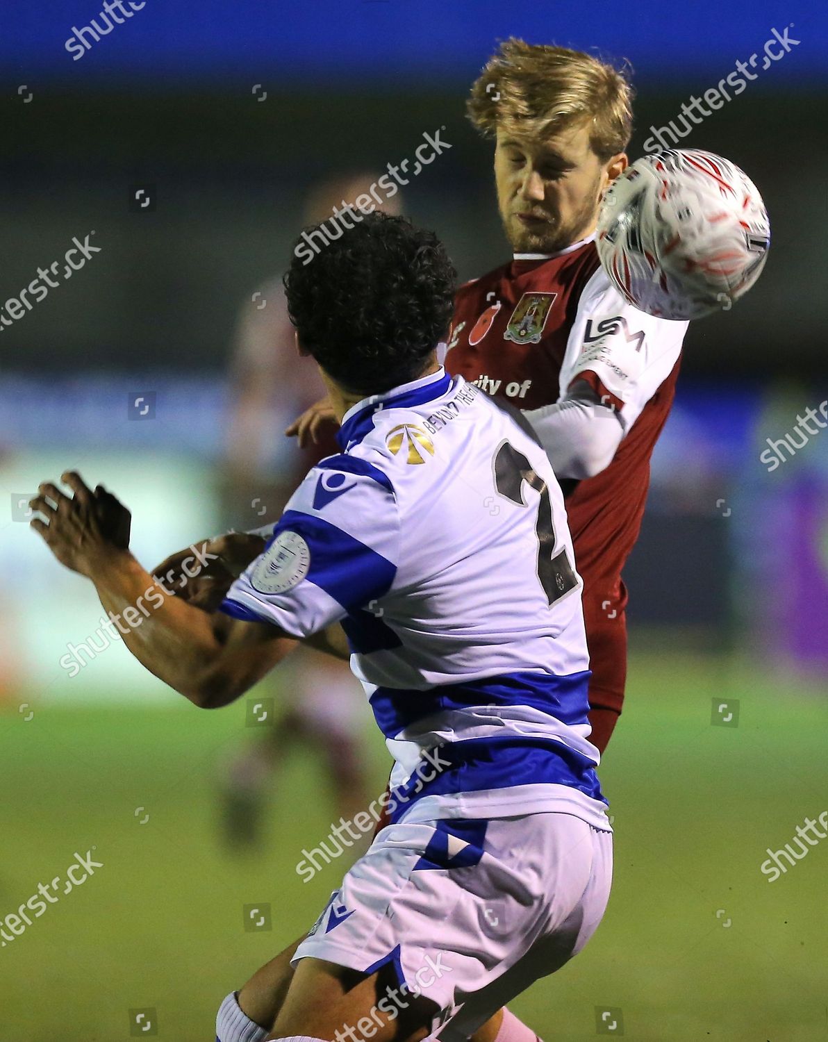 Morgan Roberts Northampton Town Battles Aaron Editorial Stock Photo ...