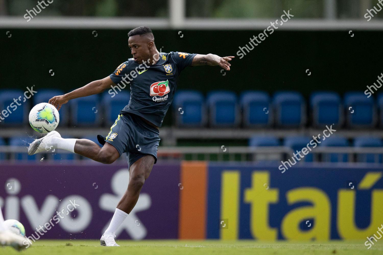 Vinicius Jr Brazil During Training Session Editorial Stock Photo ...