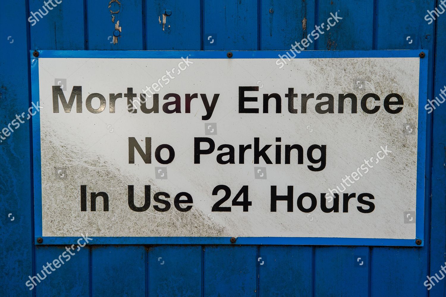 Sign On Mortuary Heatherwood Hospital Number Editorial Stock Photo ...