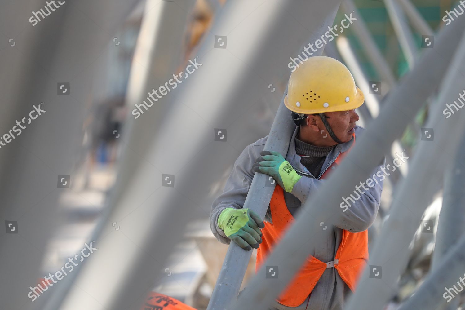 Worker China Construction Third Engineering Bureau Editorial Stock ...