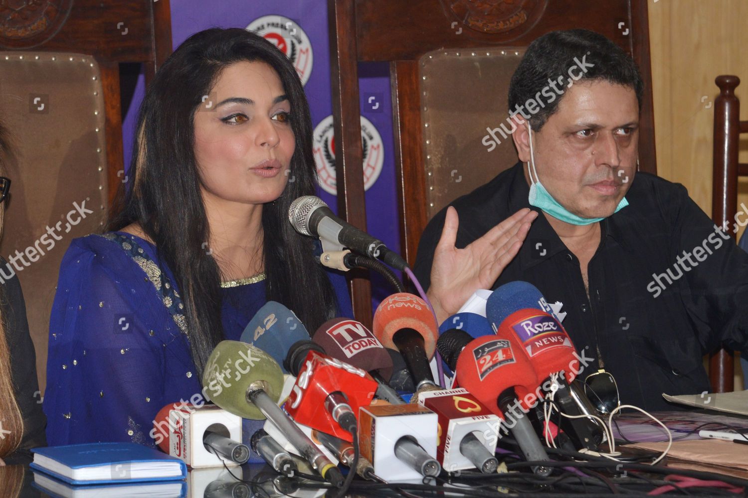 Pakistani Famous Model Actress Meera Talks Editorial Stock Photo ...