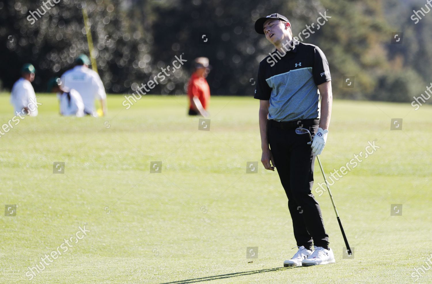 Matthew Fitzpatrick England Reacts His Putt Editorial Stock Photo ...