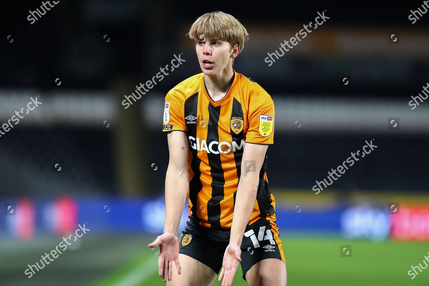 Hull Citys Martin Samuelsen During Efl Editorial Stock Photo - Stock ...